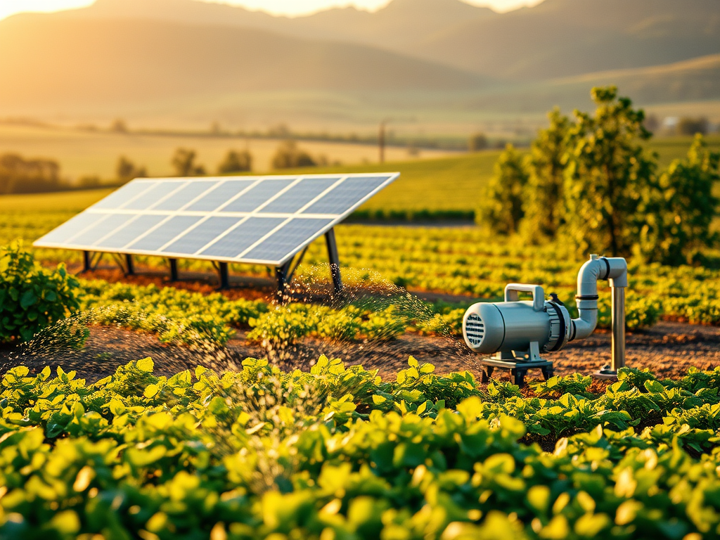 Irigații cu panouri fotovoltaice - ecowindsolar.ro